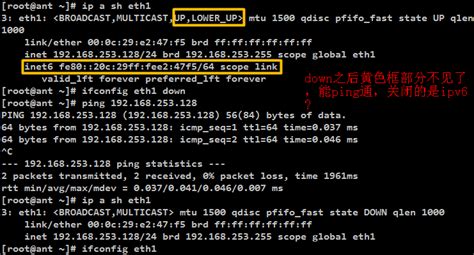 Linux网络管理命令ifdownifup与ifconfigip中的downup命令的对比 Antcolonies 博客园