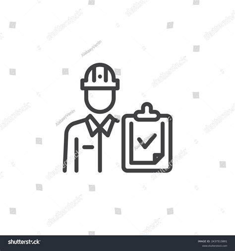 Quality Assurance Line Icon Linear Style Stock Vector Royalty Free Shutterstock