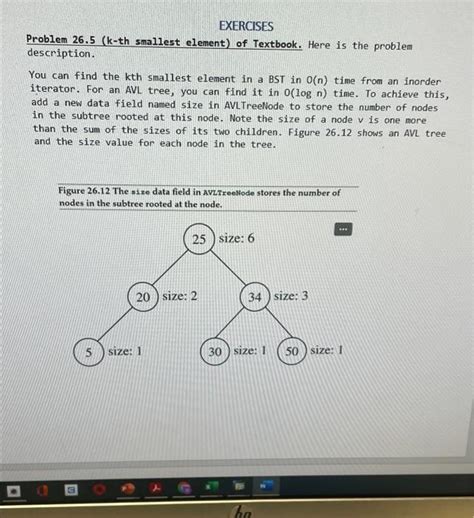 Exercises Problem 265 K Th Smallest Element Of