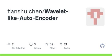 Github Tianshuichen Wavelet Like Auto Encoder