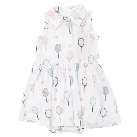 Tennis Tank Bodysuit Dress Tennis Pink