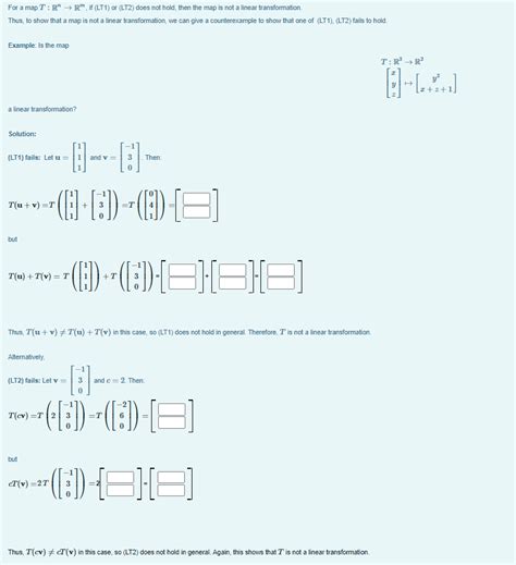 Solved For A Map T R R If LT1 Or LT2 Does Not Hold Chegg Com