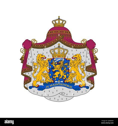 Netherlands Coat Of Arms Heraldry Shield And Heraldic Emblem Vector Dutch Symbol Netherlands