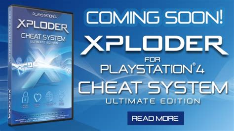 Preorder Xploder Cheat System For PS4 Gameranx