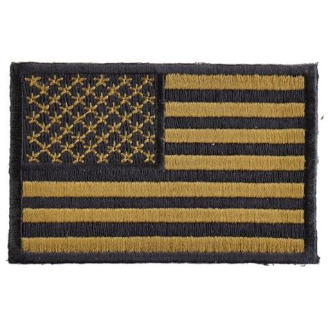 Subdued Green Us Flag Patch Flag Patches Black And White Flag