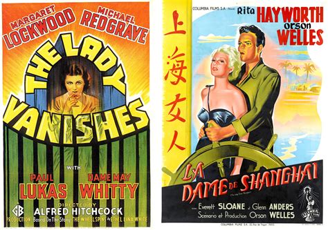 Solve The Lady Vanishes ~ 1938 And The Lady From Shanghai ~ 1948 Jigsaw