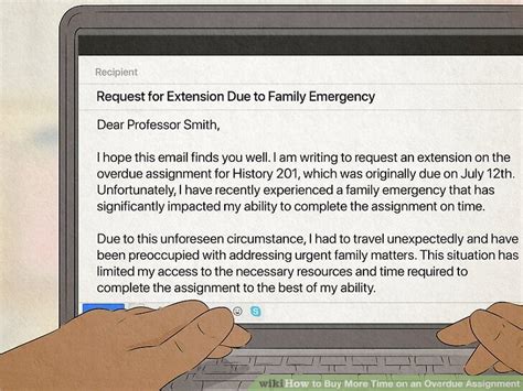 3 Ways To Buy More Time On An Overdue Assignment Wikihow