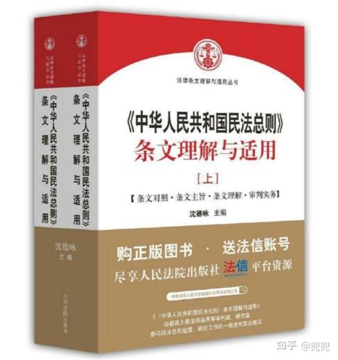 民法典总则编条文理解与适用 Pdf高清可检索 知乎