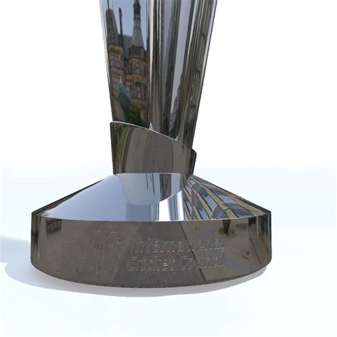 Icc T20 크리켓 컵 트로피 3d 모델 99 Unknown Ma Free3d
