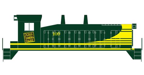 Detroit Terminal Bright Yellow Emd Switcher Decals Cmr Products