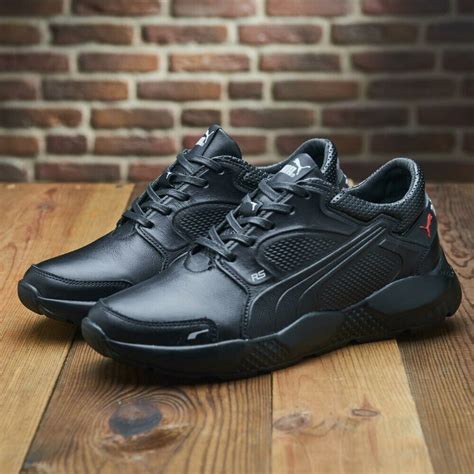 Мужские кожаные кроссовки puma, чоловічі кросівки із натуральної шкіри ...