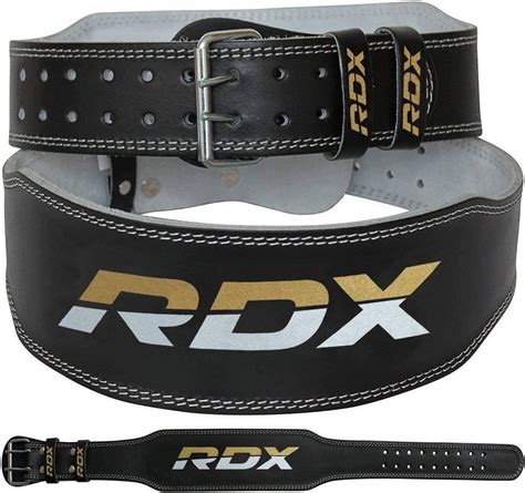 Rdx Arbeitsstützgürtel Rdx 4 Inch Leder Gewichtheben Gürtel