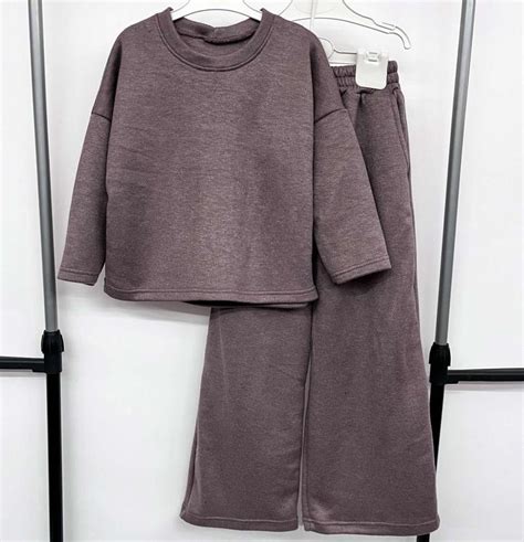 Піділтковий теплий костюм джемпер та штани палаццо зріст 128см 158см 6 кольорів — ціна 475 грн у