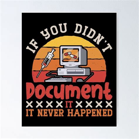 Medical Coder If You Didnt Document Icd Coding Poster By Tshirtconcepts Redbubble
