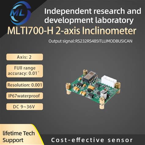 High Resolution High Accuracy Inertial Sensor Mems Tilt Sensor For Railway Gauge Ruler And Gauge