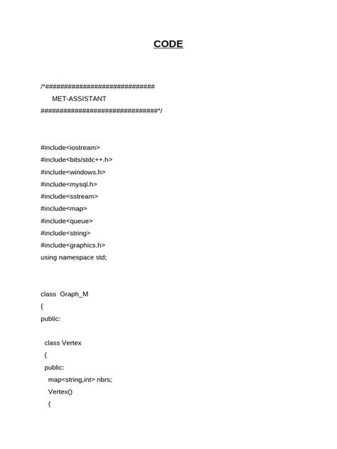 Code Project Pdf Vertex Graph Theory Combinatorics