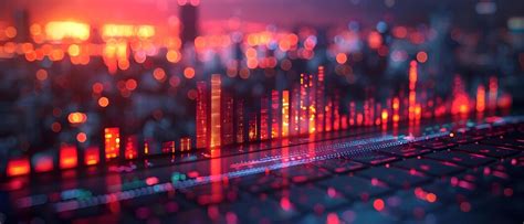 A Closeup Of A Laptop Screen Showing Colorful Data Visualization Charts And Graphs Concept Data