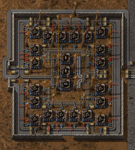 Compact Engine Unit Design For Early Mid Game Factorio