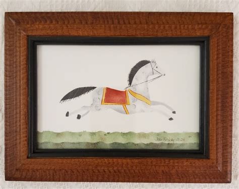 Folk Art Horse Theorem Etsy
