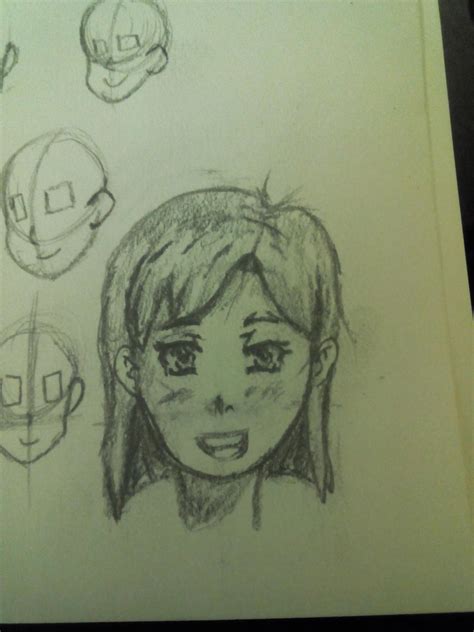 Anime Girl Head By Zf705 On Deviantart