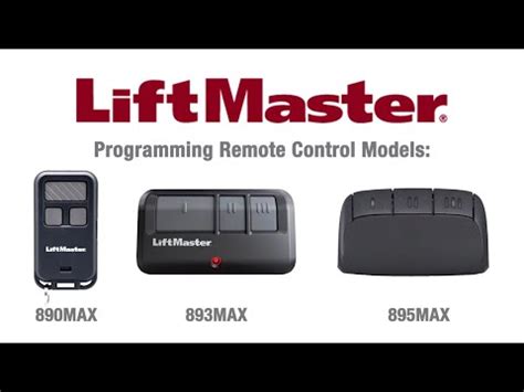 Liftmaster Garage Door Opener Remote Programing Dandk Organizer