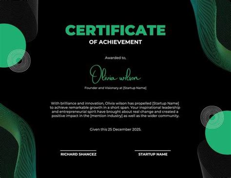 Certificate Templates To Edit And Download Free