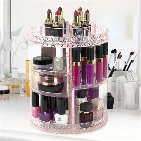 Sorbus Rotating Makeup Organizer 360° Rotating Adjustable Carousel