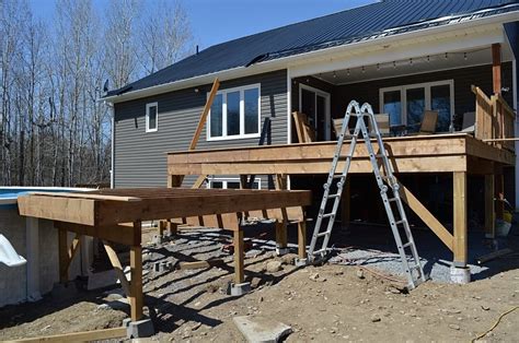 How To Frame A Deck Posts Beams And Joists The Vanderveen House