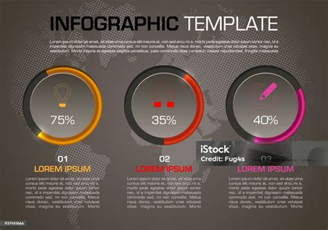 현대 다채로운 Infographics 옵션 템플릿 벡터 재치 버튼 및 색상 갈색 노을 0명에 대한 스톡 벡터 아트 및 기타