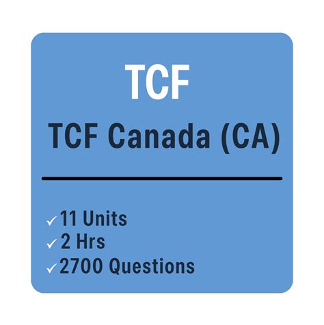 آموزش و نمونه سوال آزمون کانادا Tcf Canada