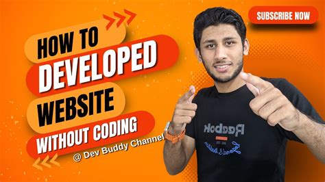 website development without coding video 01 youtube