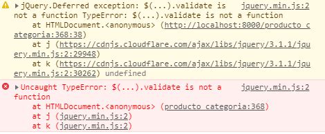jquery validate Uncaught TypeError validate is not a function Stack Overflow en español
