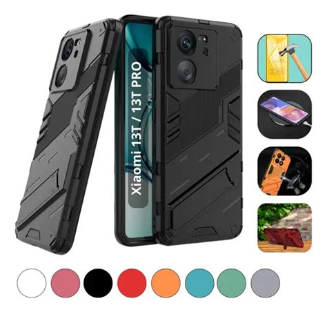 Funda Uso Rudo Para Xiaomi 13t Y 13t Pro Pengke Con Mica 9d Meses Sin Interés