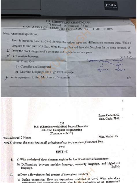 Computer Programming Pyq Pdf