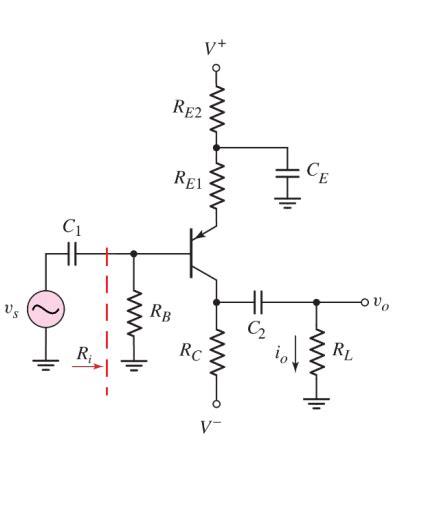 solved transistor parameters in the circuit in the figure