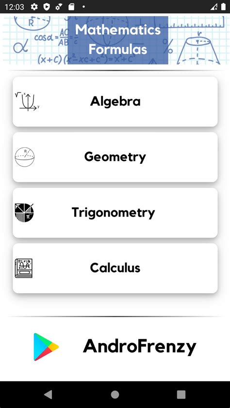 Descargar Mathematics Formulas Complete Cheat Sheet Apk Para Android Última Versión