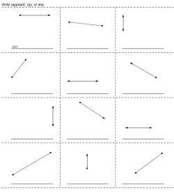 Free Lines And Line Segments Worksheets EdHelper Com Worksheets Library
