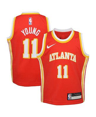 Preschool Boys Nike Trae Young Red Atlanta Hawks Swingman Player Jersey Icon Edition Macys