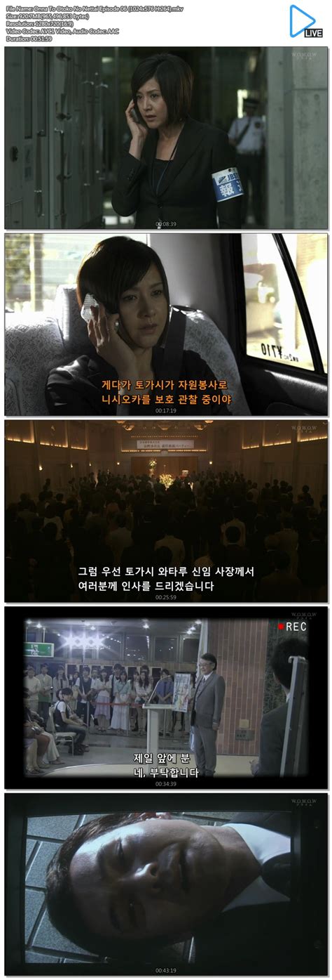 일드완결 여자와남자의열대 총6부작 2013 와타베 아츠로후지와라 노리카