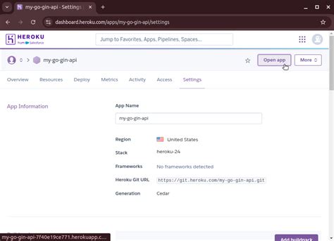 Deploying A Simple Gogin Application On Heroku Heroku