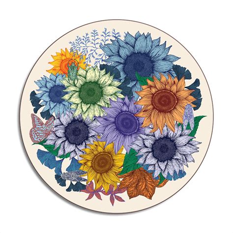 Studio Avenida Sunflower Table Mat Avenida Home Studio Avenida Sunflower Table Mat Avenida Home