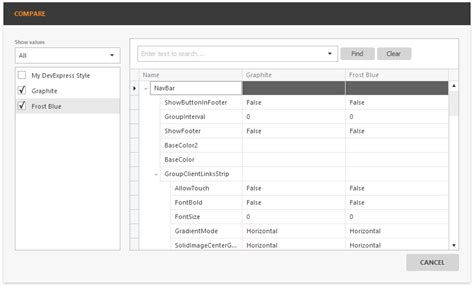 Dialogs Winforms Skin Editor Devexpress Documentation