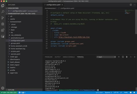 Vs Code Remote Development Home Assistant Community