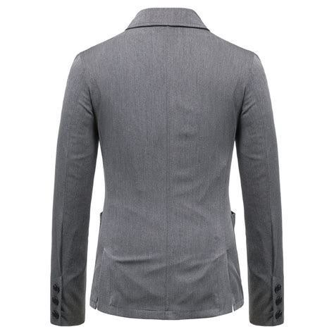 Badu Bg Мъжки блейзър Мъжки костюм Яке Палто Сватба Кум Кум Младоженец Елегантен ежедневен