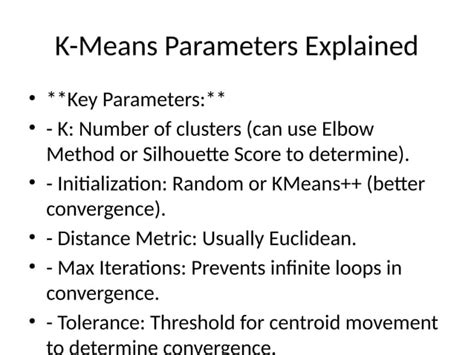 detailed kmeans unsupervised learning presentation pptx