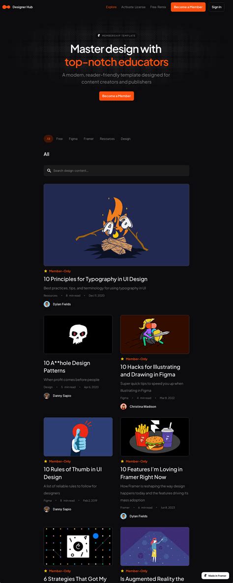 FramerAuth Create Member Only Content In Framer