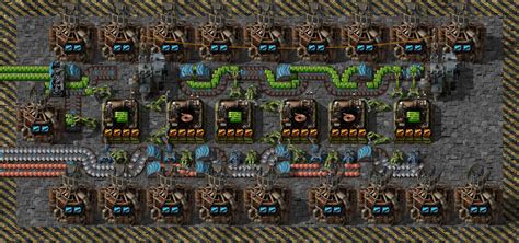1 Blue Belt Green Circuits Production With Only 19 Beacons R Factorio