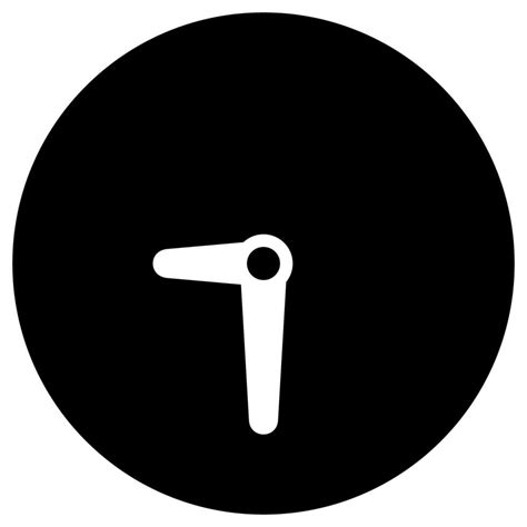 Analog Clock Icon Symbol Vector Illustration 28167863 Vector Art At Vecteezy