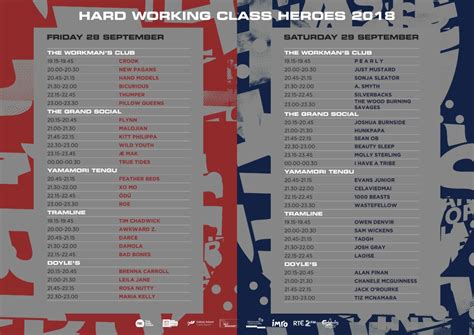 Hard Working Class Heroes Announce Locations And Stage Times For 2018 Event Nialler9