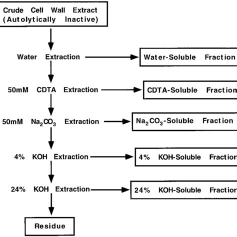 Sequential Chemical Extraction Protocol Used For The Preparation And